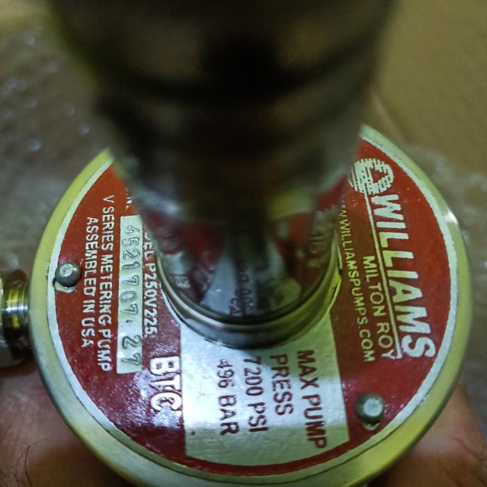 Jual Chemical Pump Williams P250V225BTC - Kota Palembang - Cahaya Abadi ...