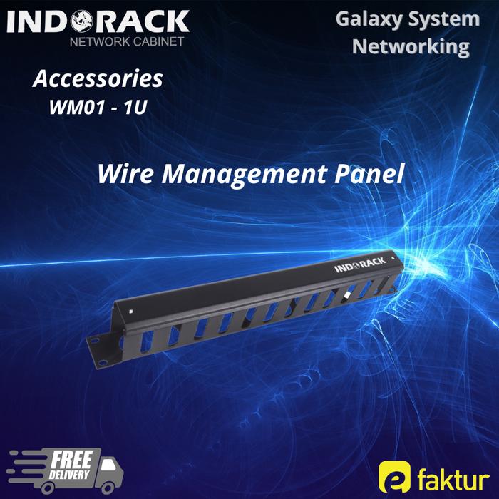 Jual Wire Management Panel 1U Wiring Management WM01 - Kota Bandung - Galaxy System Networking ...