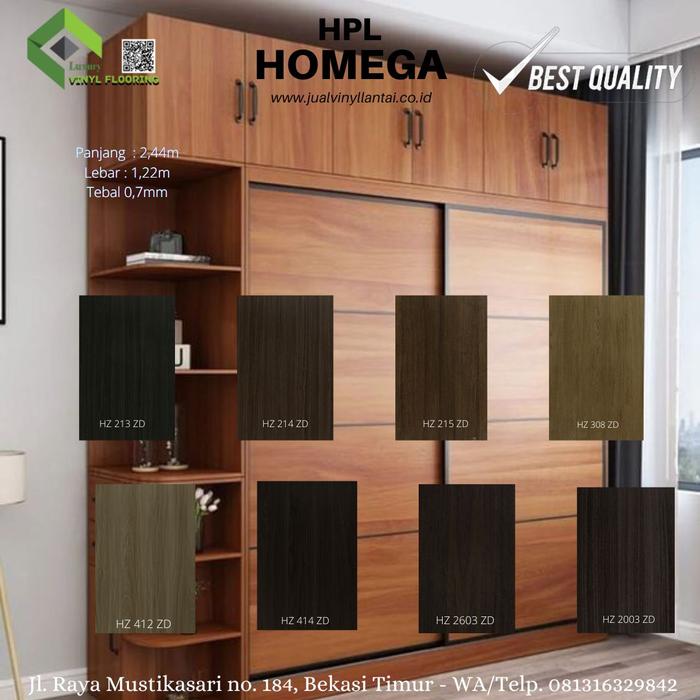 Jual HPL Homega woodgrain kode ZD untuk finishing furniture - Jakarta ...