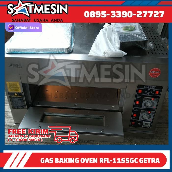 Jual Gas Baking Oven Getra Rfl-11ss/ Oven Roti Gas 1 Loyang / Oven Gas ...