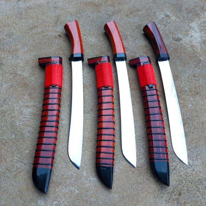 Jual Golok sembelih full kayu ranghas merah - Kab. Tasikmalaya - Golok ...