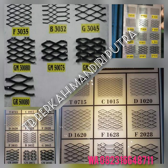 Jual plat expanded metal besi type F 3035 ukuran 1,2×2,4 mtr - Jakarta ...
