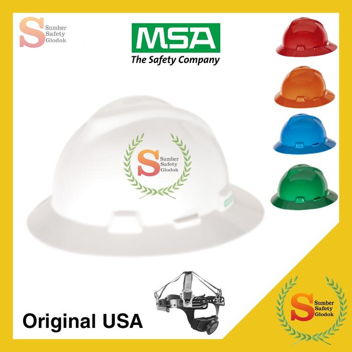 Jual Helm Safety Proyek MSA FullBrim Original USA Fastrack - Jakarta ...