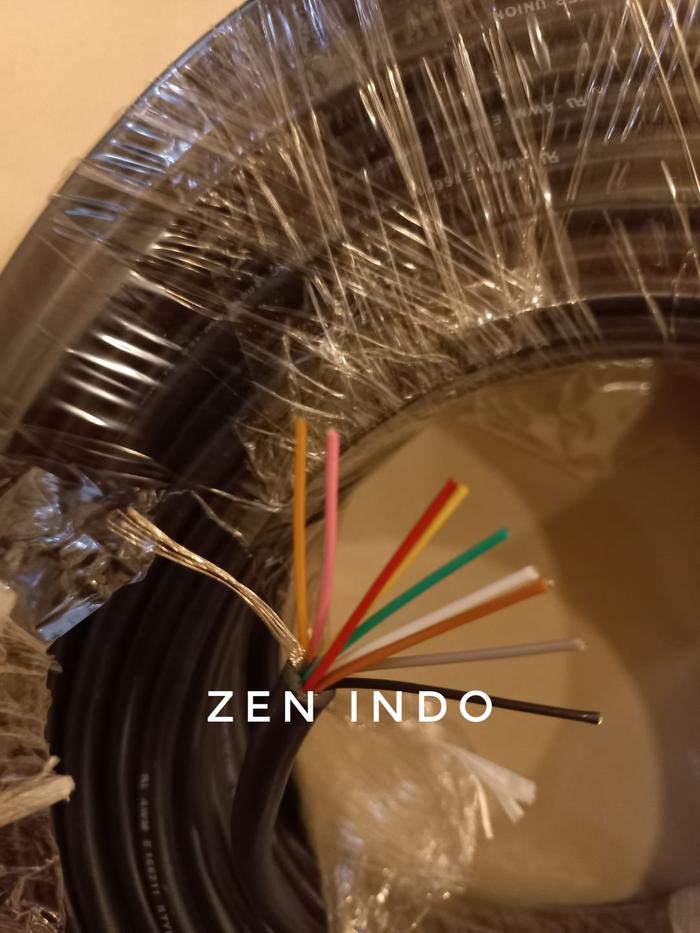 Jual Kabel Serabut Awg 24 Data Sensor 9 Jalur 1 Ground Warna Hitam ...