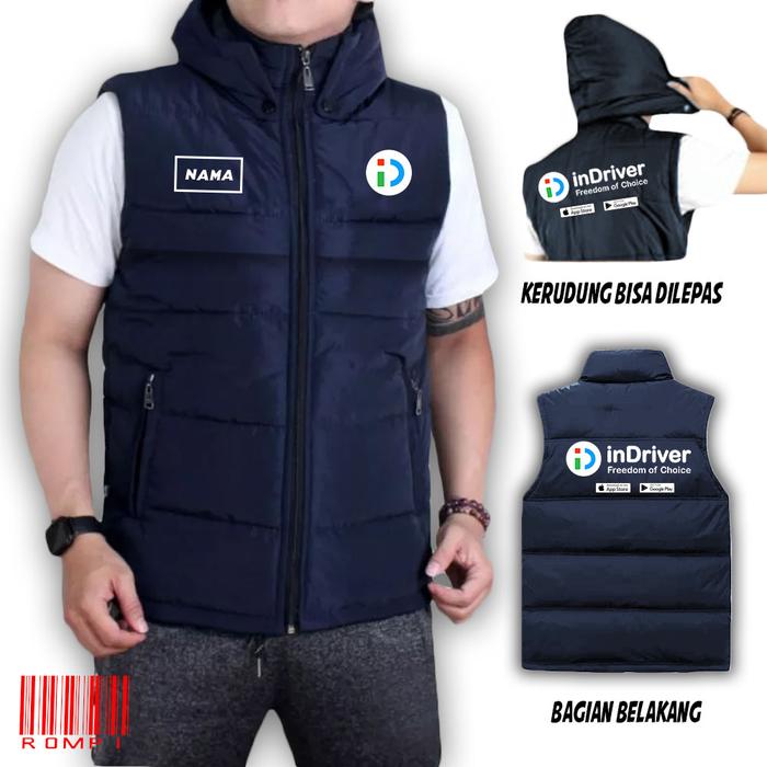 Jual JAKET INDRIVER ROMPI / JAKET DRIVER ROMPI PARASUT / BISA CUSTOM ...