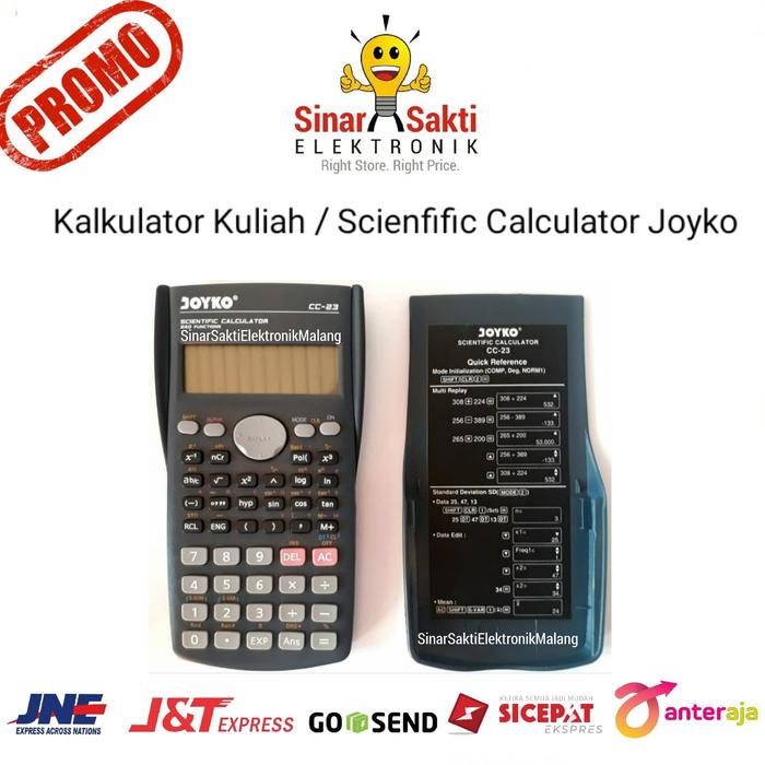 Jual Kalkulator Scientific Kuliah Calculator Joyko Original Sekolah ...
