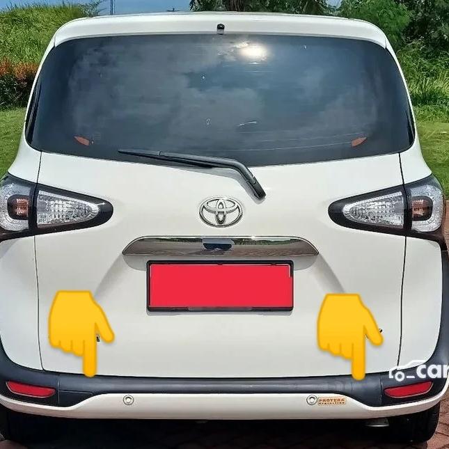 Jual Extension Moulding Cover Spoiler bemper BUMPER belakang sienta ORI ...