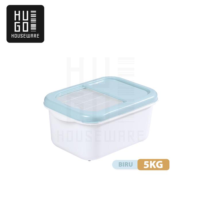 Jual Hugo Tempat Penyimpanan Beras 5 Kg / 7.5 Kg / 10 Kg Dispenser Beras Di Seller Shin Store ...