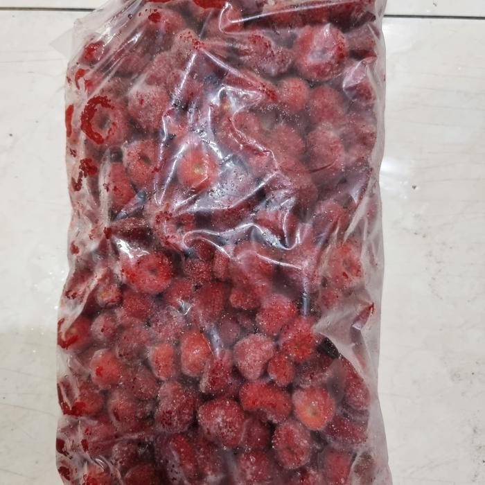 Jual GROSIR MURAH 1kg Raspberry Merah Frozen Buah Beku IQF Raspberry A ...