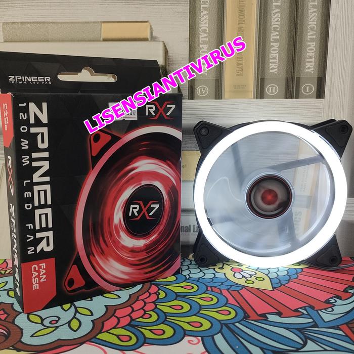 Jual FAN Putih RX7 ZPINEER 12CM FAN Casing White Fan 12cm Warna Putih ...
