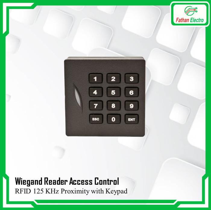 Jual Wiegand Reader RFID 125KHz with Keypad - Kota Bekasi ...