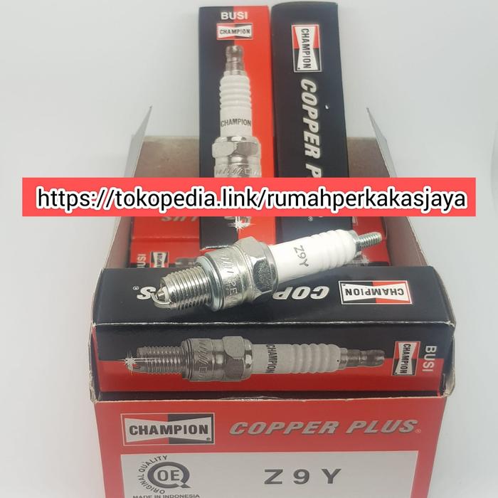 Jual Busi motor CHAMPION , code Z 9 Y untuk motor bebek dan matic ...