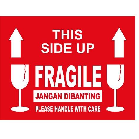 Jual STIKER FRAGILE THIS SIDE UP KECIL PECAH BELAH - Jakarta Barat ...