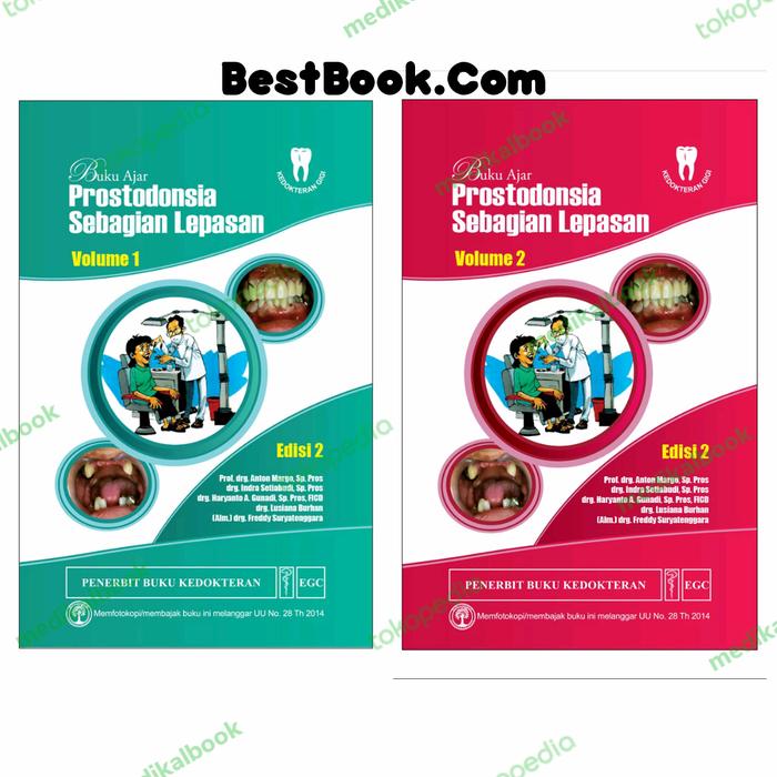 Jual BUKU AJAR PROSTODONSIA SEBAGIAN LEPASAN EDISI 2 VOLUME 1 DAN 2 - ANTON - Jakarta Pusat ...