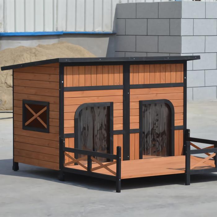 Jual Kandang Anjing Besar Kayu Unik | Rumah Anjing Mewah | Dog House ...