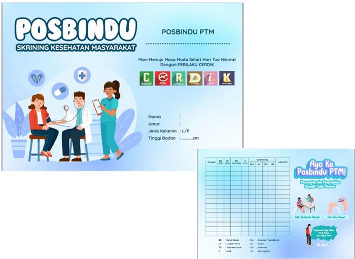 Jual KARTU POSBINDU PTM - Pos Binaan Terpadu Penyakit Tidak Menular ...