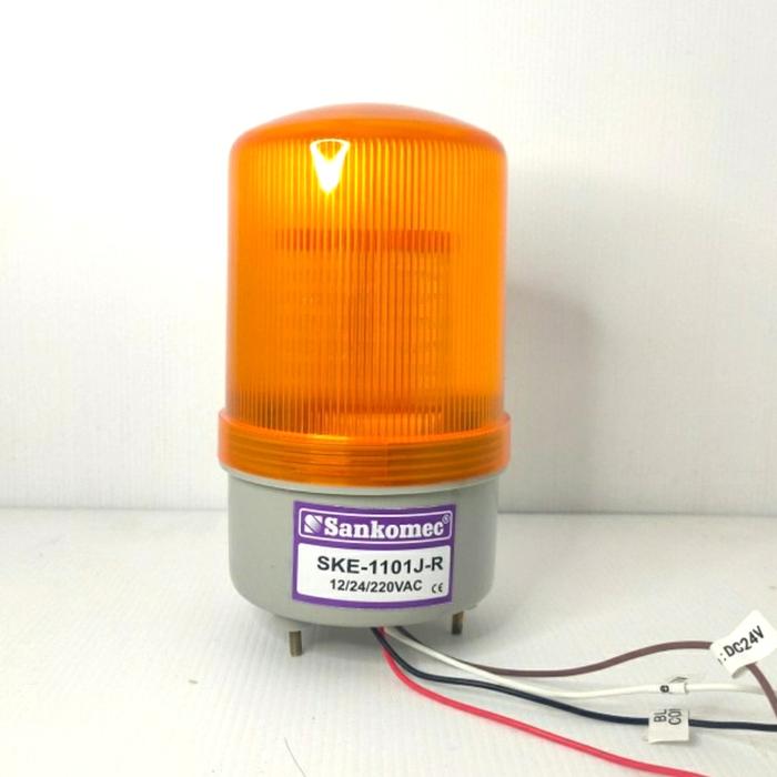 Jual LAMPU ROTARY BUZZER 4"/LED SKE-1101J MULTI VOLT 12/24/220V AC/DC ...
