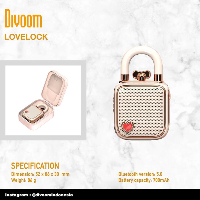 Promo Divoom LoveLock Bluetooth Speaker - Jakarta Pusat - DIVOOM ...