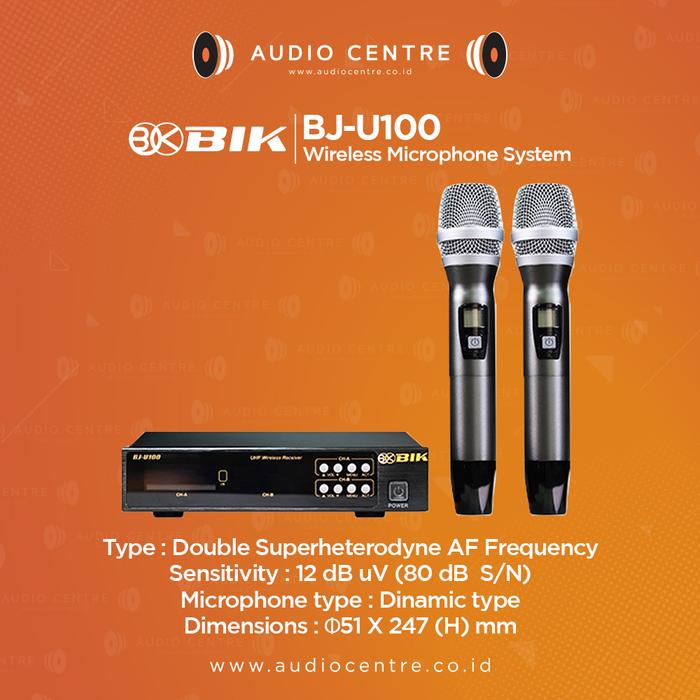 Promo BIK BJ-U100 BJU100 BJU 100 Wireless Microphone Cicil 0% 3x ...
