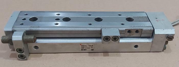 Jual Air slide table pneumatic MXQ12L-75ASR stroke 75mm SMC - Kab. Bandung - 2ndMach | Tokopedia