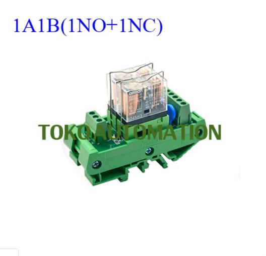 Jual 2 channel PLC control panel relay module 16A 24V DC 1A1B PA29 ...