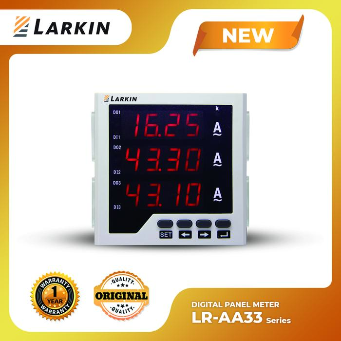 Jual Digital Ampere Meter 3 Phase Ammeter Tiga Phasa Larkin LR-AA33 ...