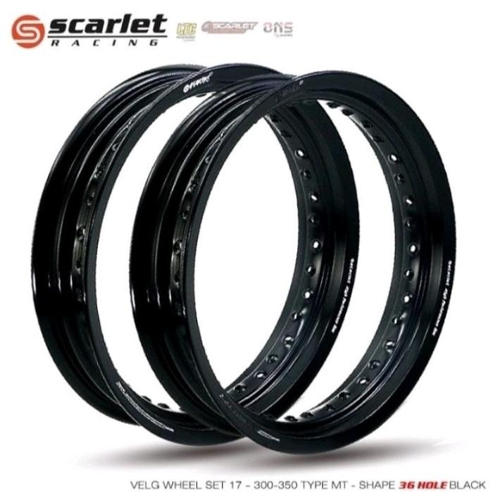 Promo VELG LINGKAR RIM 300 350 17 SCARLET RACING TRAIL SUPERMOTO WR ...