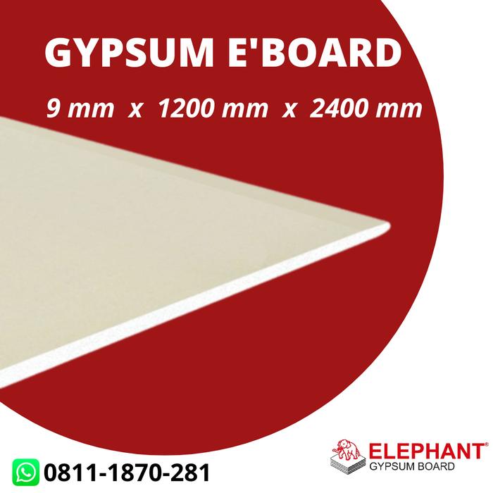Jual Papan Gypsum E Board 9mm - Jakarta Selatan - btsgypsum | Tokopedia