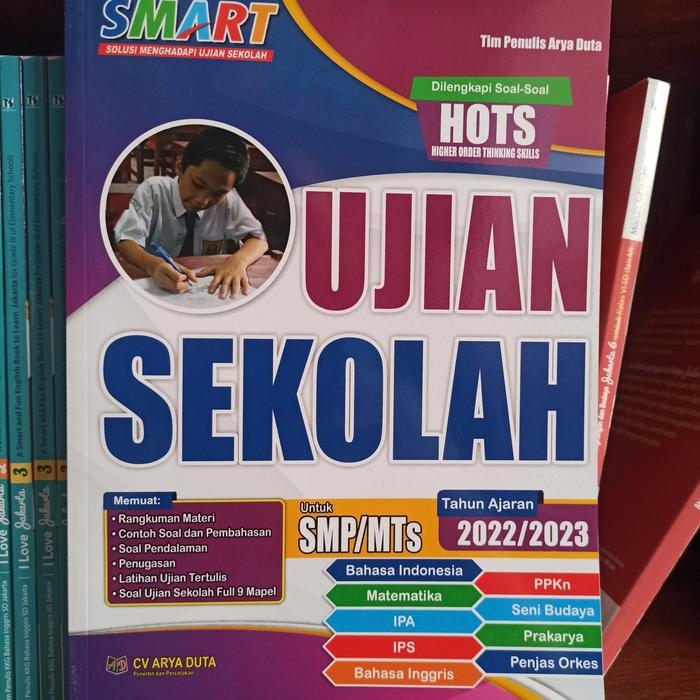 Jual BUKU SMART UJIAN SEKOLAH UNTUK SMP MTS TAHUN 2022 2023 CV ARYA ...