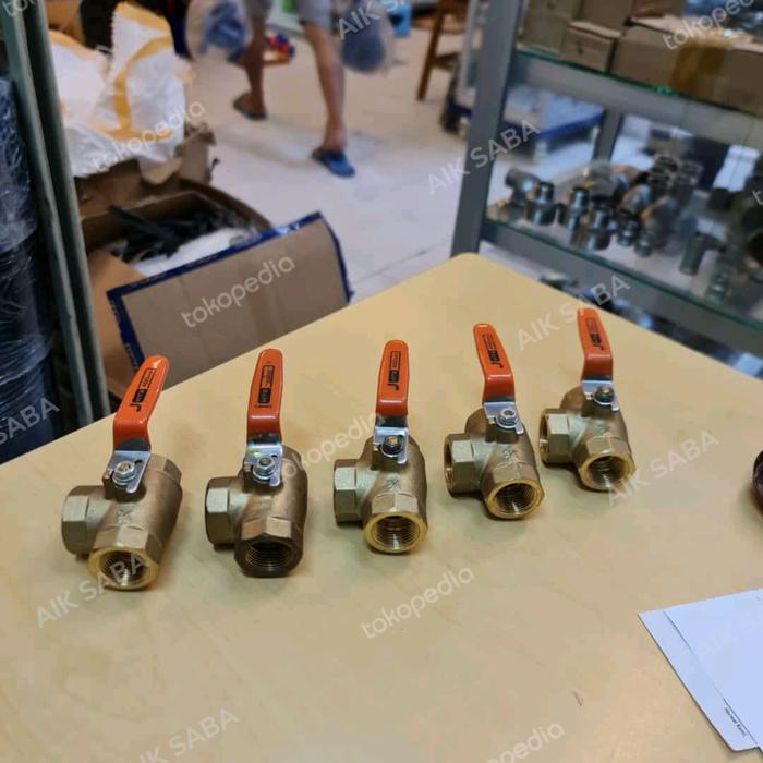 Jual Ball valve three way kitz 3/4" inch / 3 way ball valve kitz ...