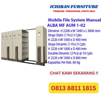 Jual Mobile File System ALBA MF AUM 102 Roll O Pack Mekanik - Free ...