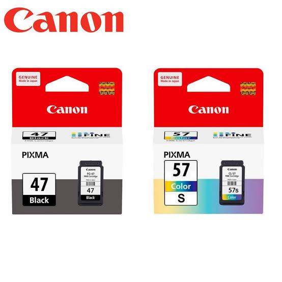 Jual Tinta Printer Canon PIXMA PG-47 Black + CL-57 Small Color Original ...