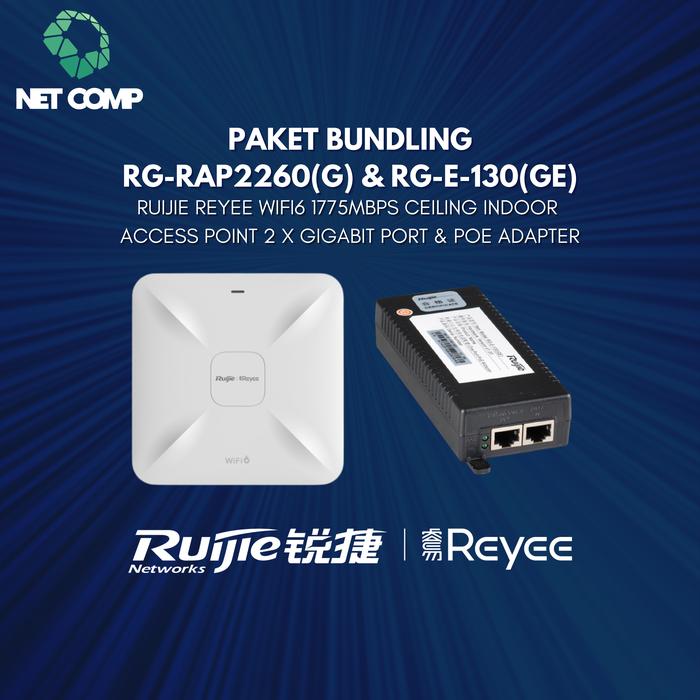 Jual PAKET RUIJIE REYEE RG-RAP2260G & RG-E-130GE WIFI6 ACCESS POINT ...