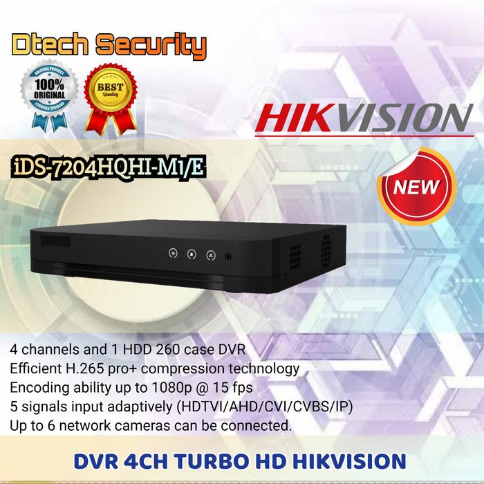 Jual DVR HIKVISION IDS-7204-HQHI-MI/E-DVR TURBO HD HIKVISION H.265 ...