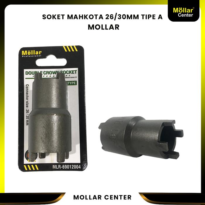 Jual MOLLAR 69012104 Kunci Mahkota Tipe A Mur Kopling Double Crown Socket - Kota Magelang ...