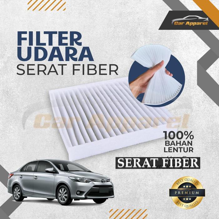 Jual Soft Fiber Filter AC Vios Gen 3 2014-2021 Flexible - Kab ...