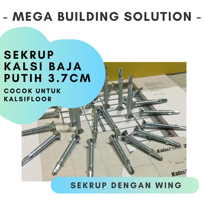 Jual Skrup / Sekrup Kalsi, Skrup Kuning GRC, 1,9 cm - 4,5 cm - SATUAN ...