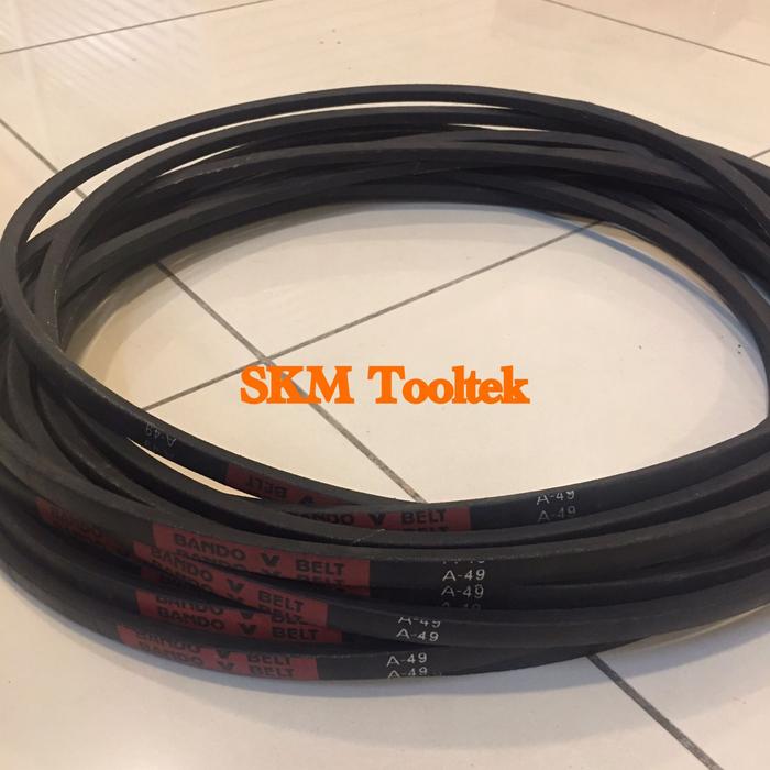 Jual V-Belt Bando Merah A-49 / Belt Transmission A-49 Bando Red Seal ...