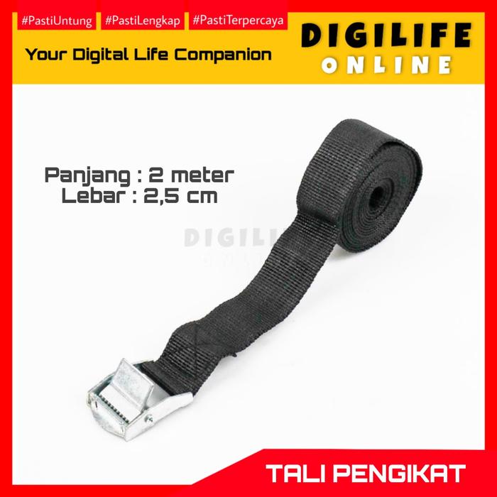 Jual Tali Strap Pengikat Barang Cargo Belt Ikat Koper 2 Meter x 2.5 cm ...