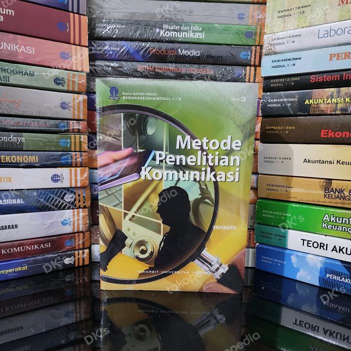 Jual Buku Modul UT Universitas Terbuka Metode Penelitian Komunikasi ...