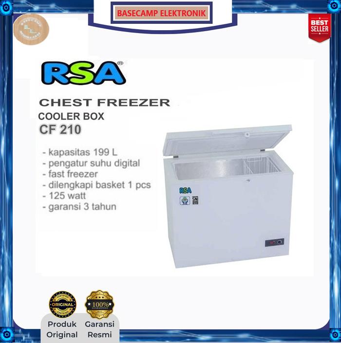 Jual Chest Freezer RSA CF-210 210 liter ONLY JABODETABEK - Kota ...