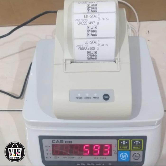 Jual TIMBANGAN PRINTER LABEL STICKER 30KG/TIMBANGAN FROZEN STICKER 30KG ...