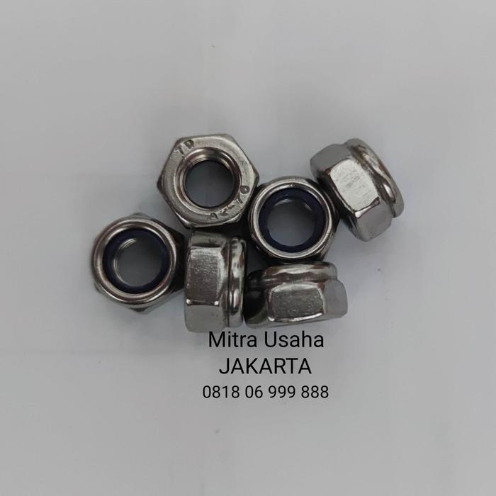 Jual Mur Nylon ss304 m8 / Lock Nut sus304 / Stainless Steel 304 - Jakarta Pusat - Mitra Usaha ...