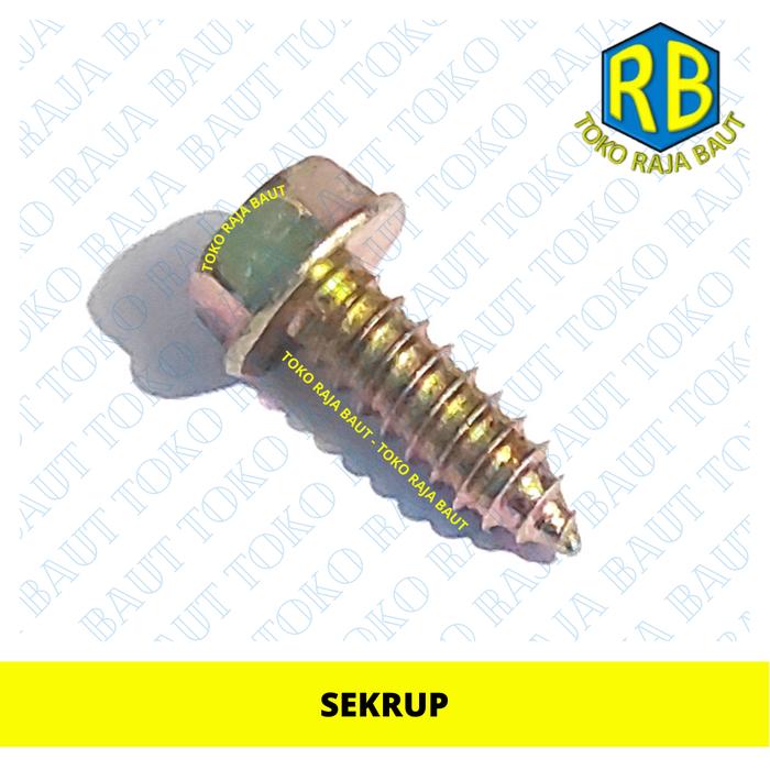 Jual SEKRUP KUNCI 10 - SKRUP HEX - DWI FUNGSI - AC 14 x 3/4" - SKRUP ...