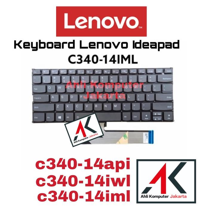 Jual Keyboard Lenovo Ideapad c340-14 c340-14iwl c340-14api c340-14iml ...