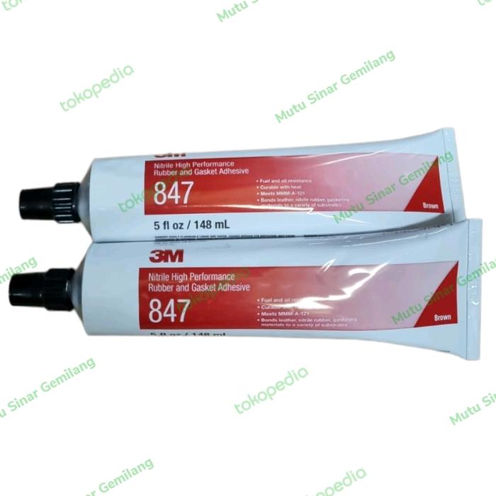 Jual 3M 847 Nitrle High Performance Rubber And Gasket Adhesive -148mL ...