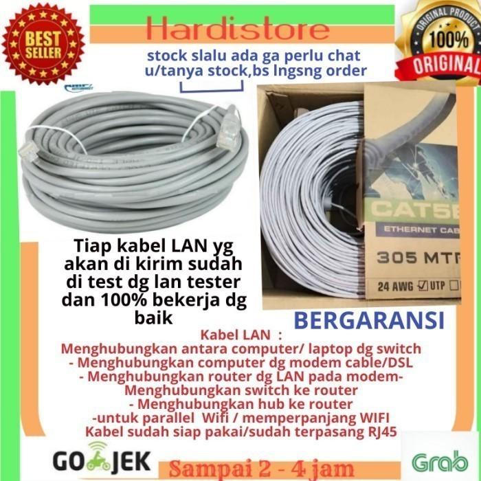 Jual Kabel WIFI Kabel Internet Kabel LAN Kabel Router 30 Meter Siap ...