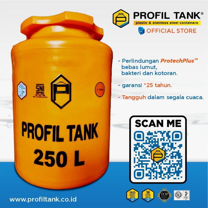 Jual Tangki Air PROFIL TANK TDA 250 Liter Kuning - Kota Surabaya ...
