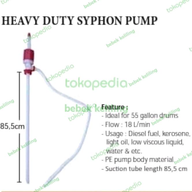 Jual pompa syphon / pompa siphon / pompa oli / pompa kimia - Jakarta ...