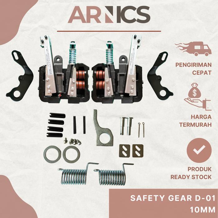 Jual Safety Gear D-01 10mm 16mm/Elevator Safety Gear/Safety Block Lift ...